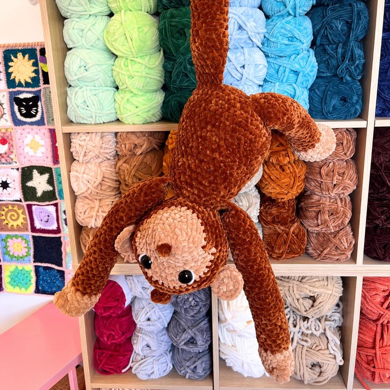 Momo the Monkey Pattern PDF Digital Download Amigurumi Stuffed Animal ...