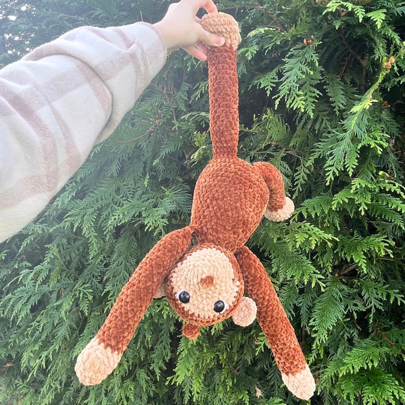 Momo the Monkey Pattern PDF Digital Download Amigurumi Stuffed Animal ...