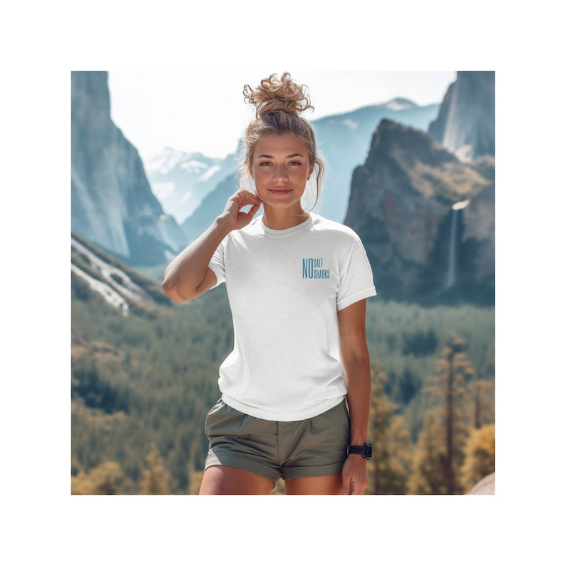 The Great Lakes - No Salt - No Sharks - Bella Canvas Adult Unisex T ...