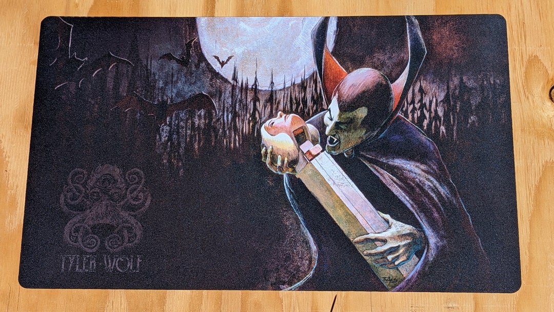 How Do You Eat Pez? Classic Vampire, Retro Horror Dracula Play Mat for ...