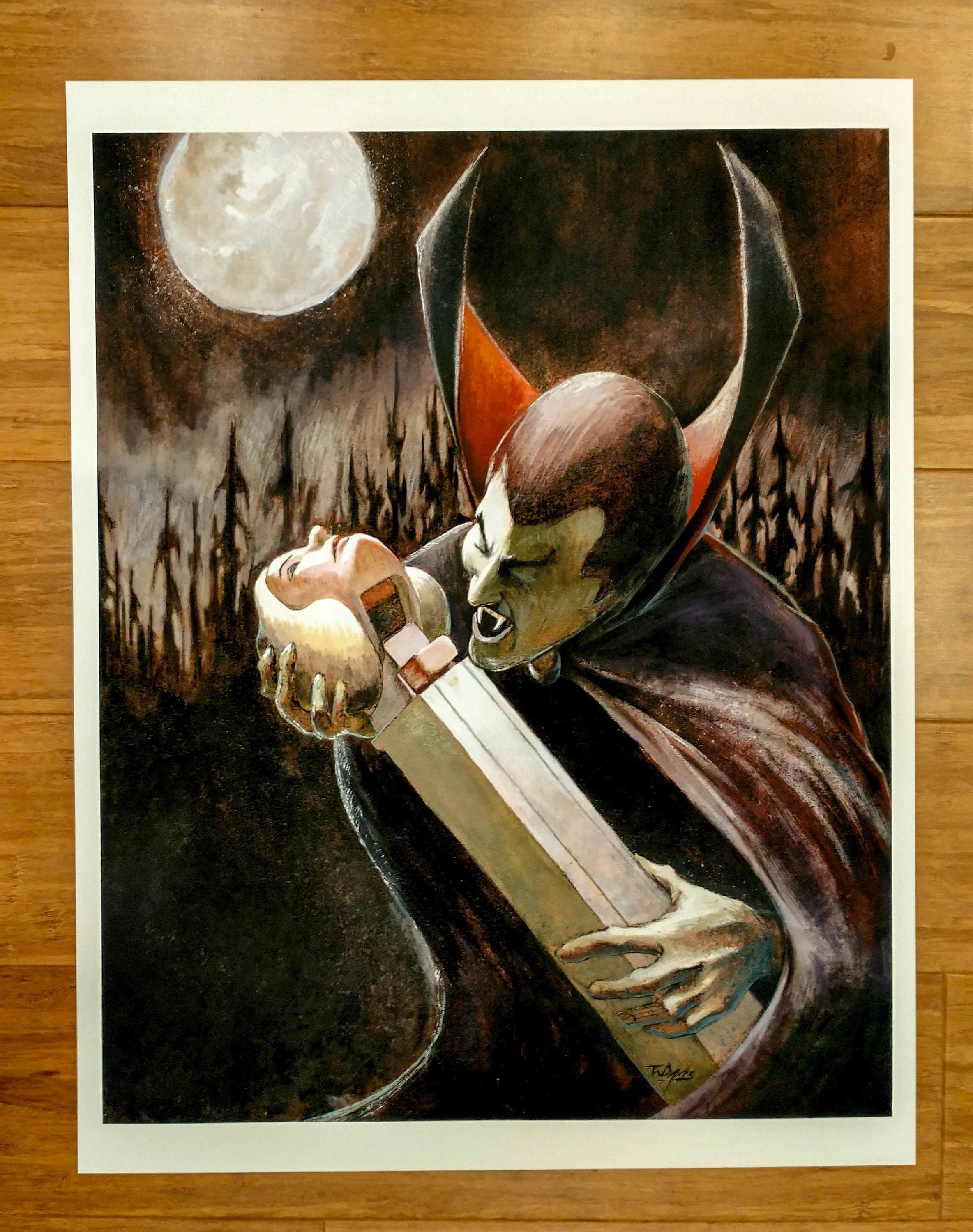 Limited Signed Edition How Would You Eat PEZ?: Dracula Eating PEZ Art ...