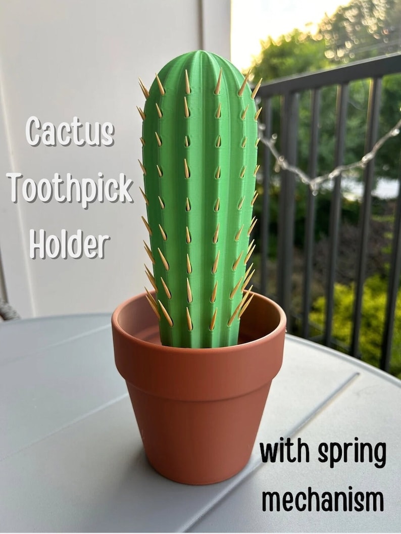 Cactus Toothpick Holder - Etsy