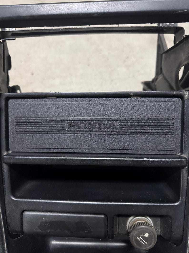 Honda Radio Delete Plate/lid — Honda CRX EF/EK Civic Dash Console Trim ...