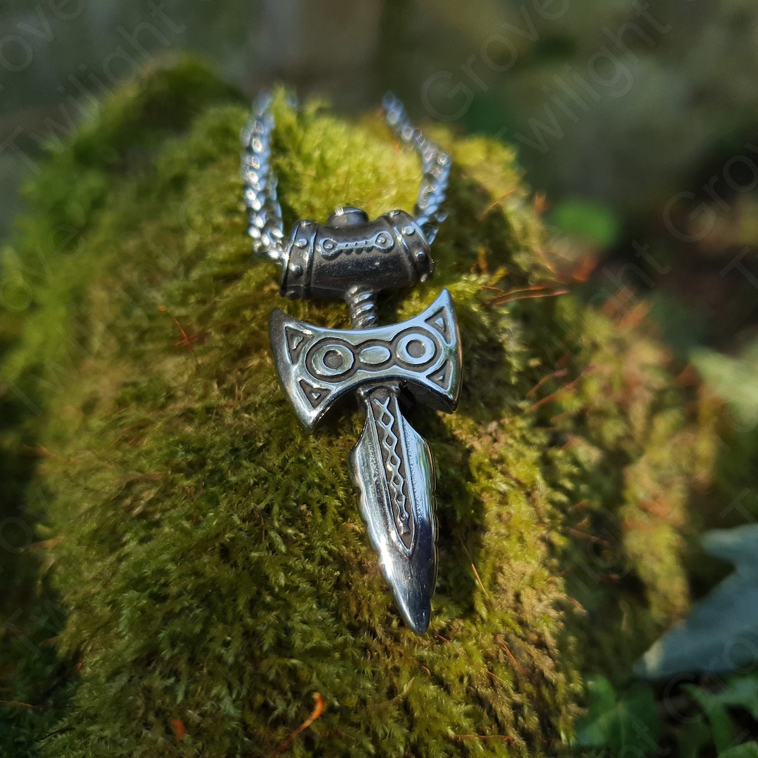 Skyrim Necklace Amulet of Talos the Elder Scrolls Divine Amulet Video ...