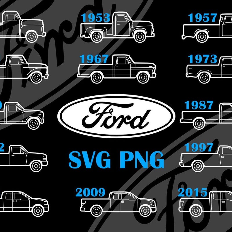 Ford Truck Svg - Etsy