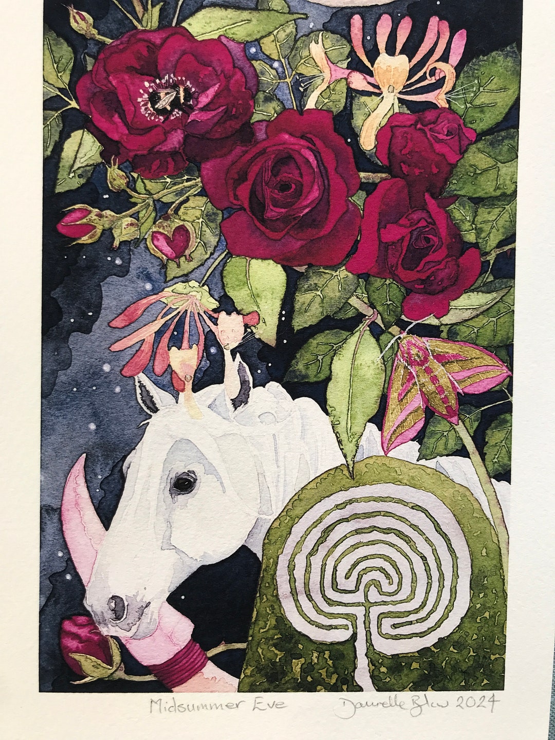 Midsummer Eve Fine Art Print Pagan Fantasy Altar Piece - Etsy