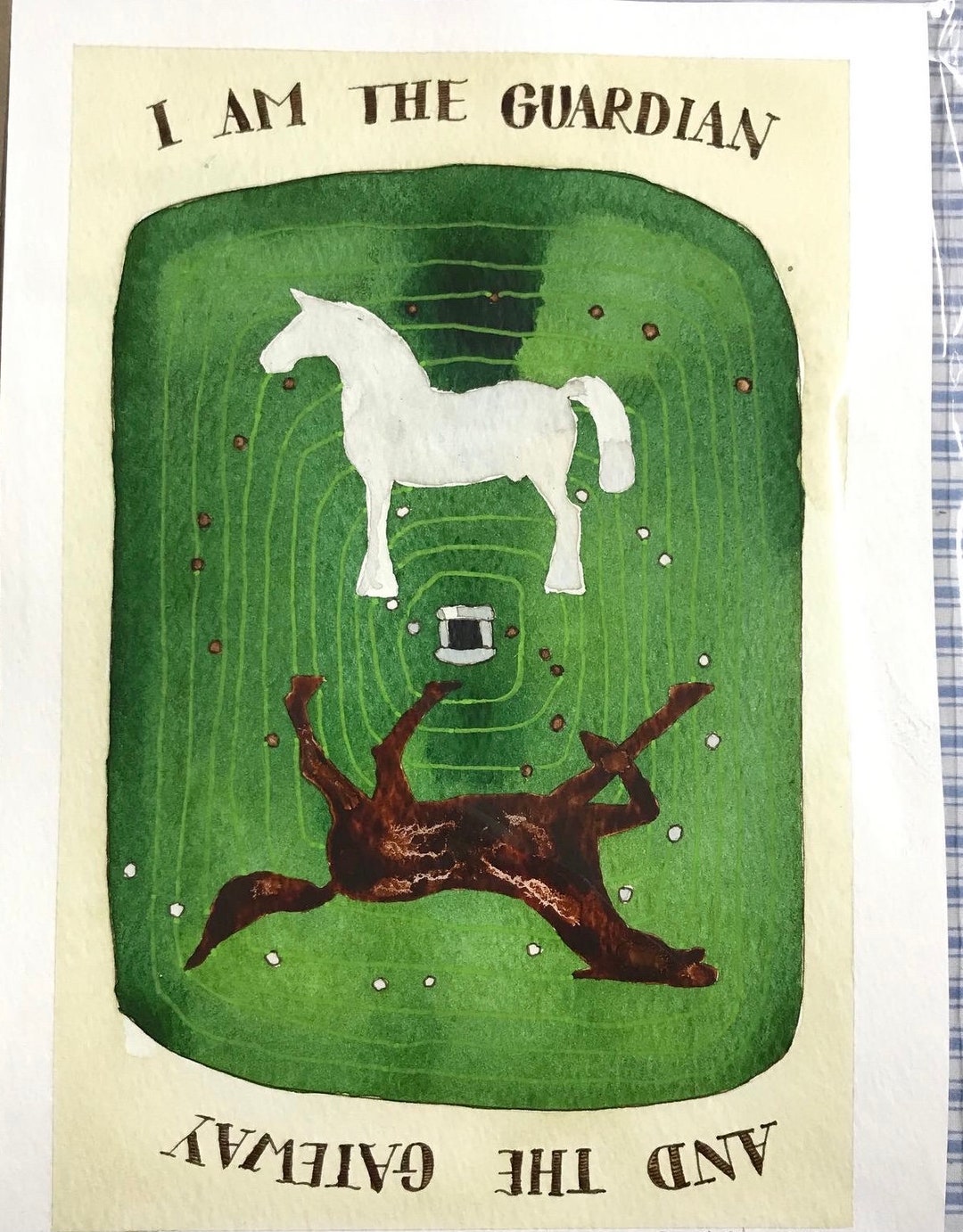 Guardian and Gateway Study #1 A5 Print - Etsy