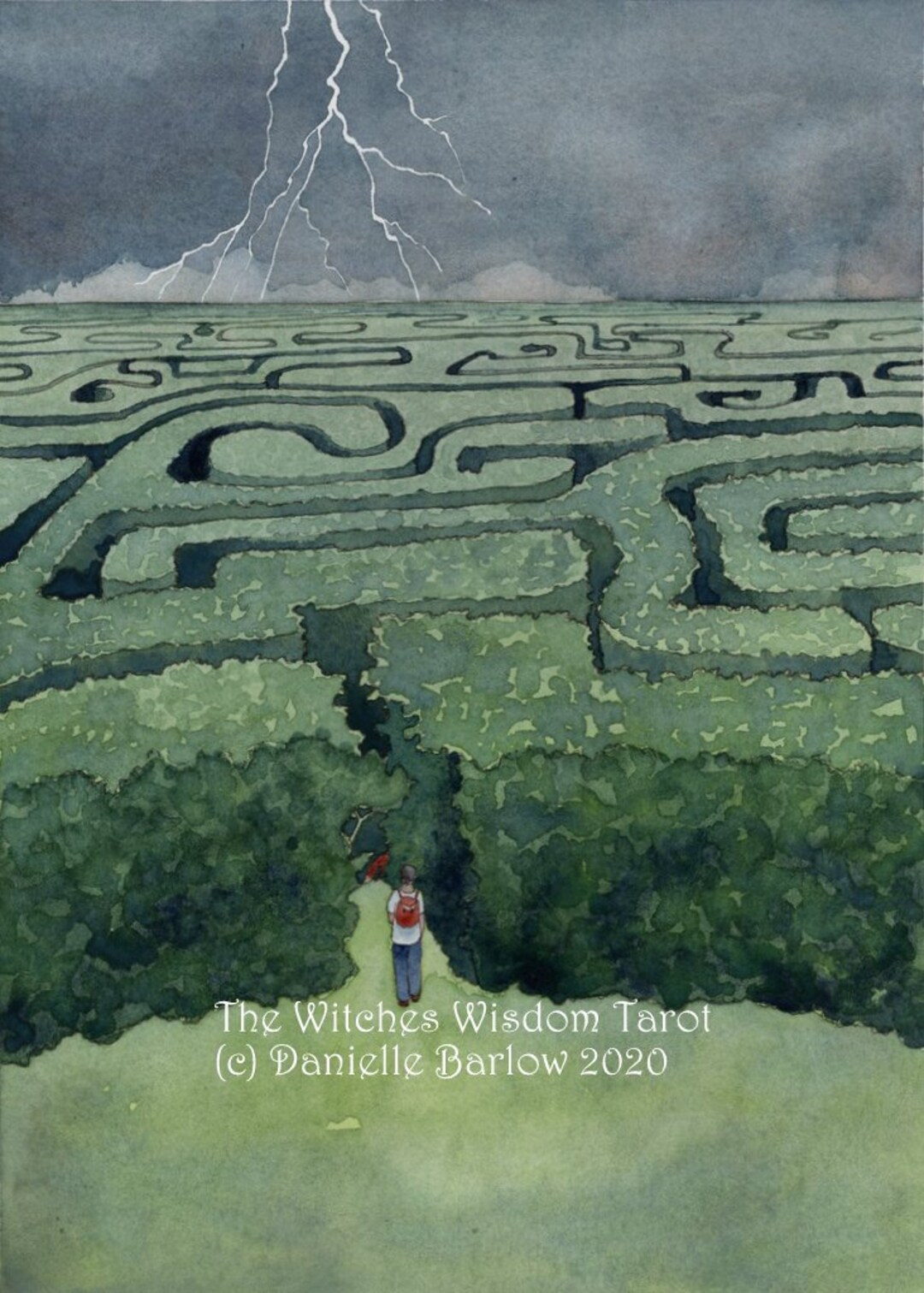 Maze, A4 Print, Witches Wisdom Tarot, Major Arcana - Etsy