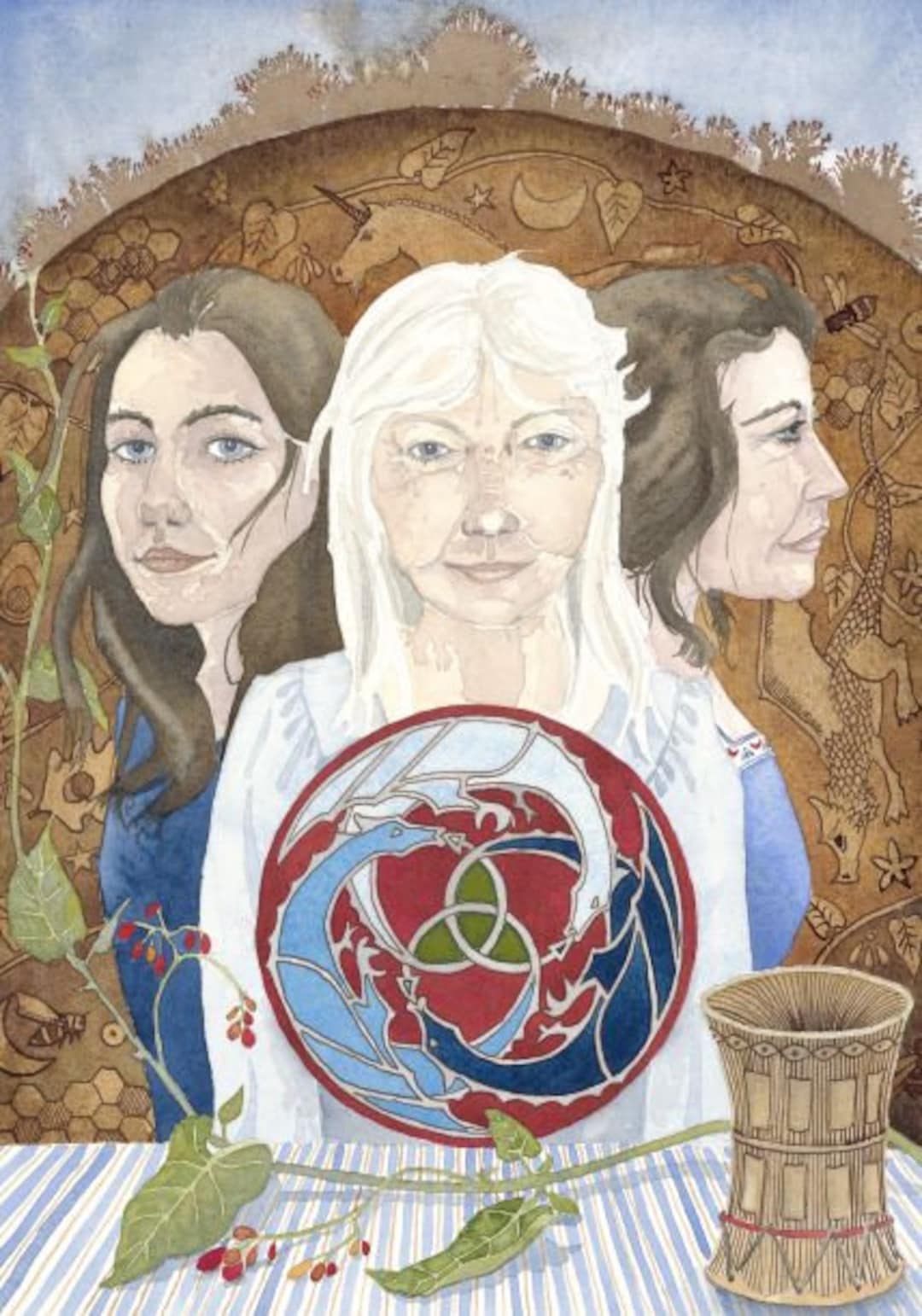 Samhain, Print From the Green Wheel Oracle 7 X 10 - Etsy