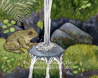 Messenger of Water, A4 Print, Witches Wisdom Tarot, - Etsy