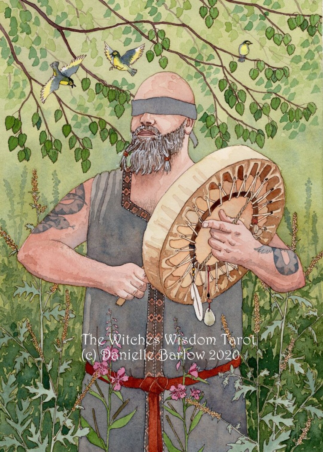 Shaman, A4 Print, Witches Wisdom Tarot, Major Arcana - Etsy