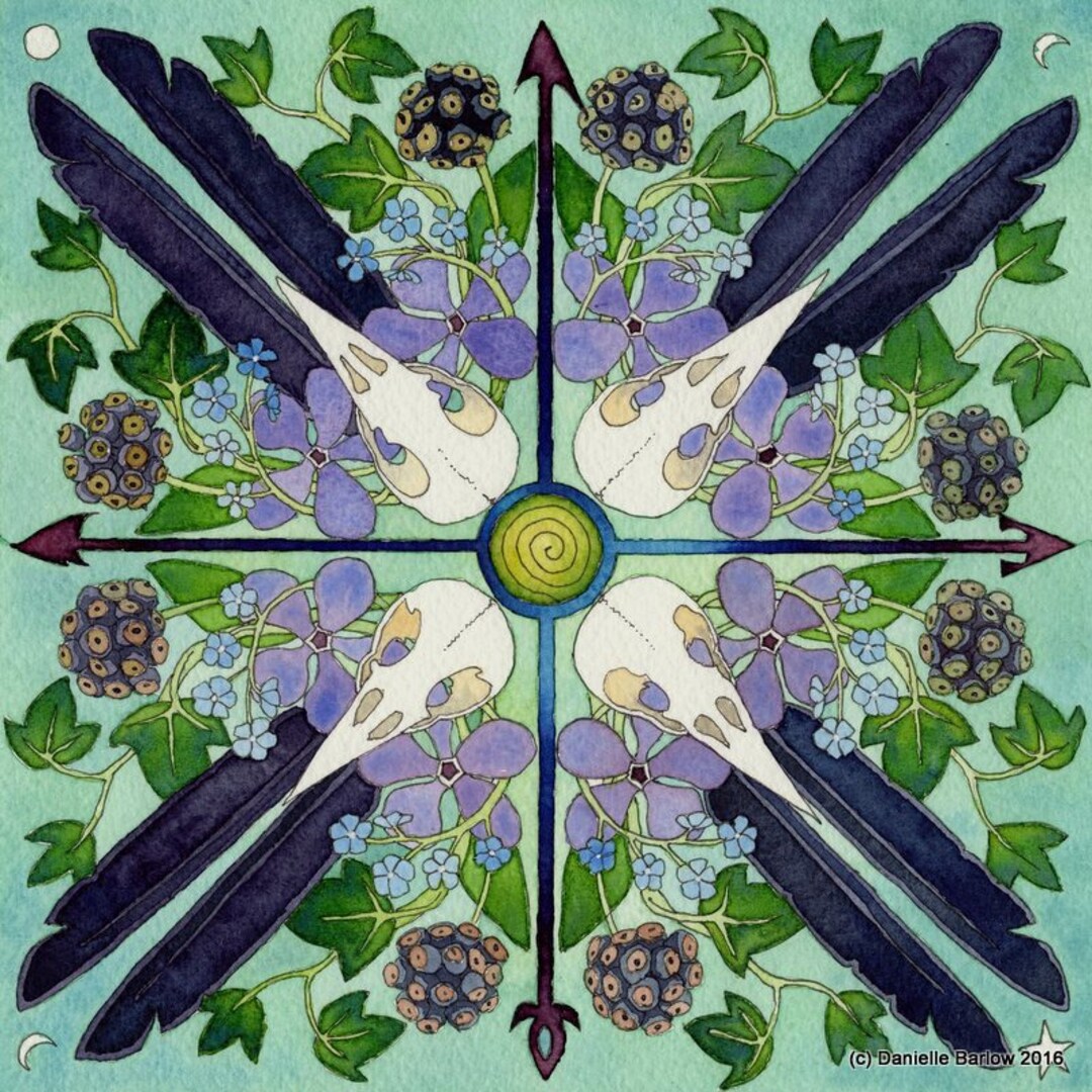 Forget Me Not A4 Print - Etsy