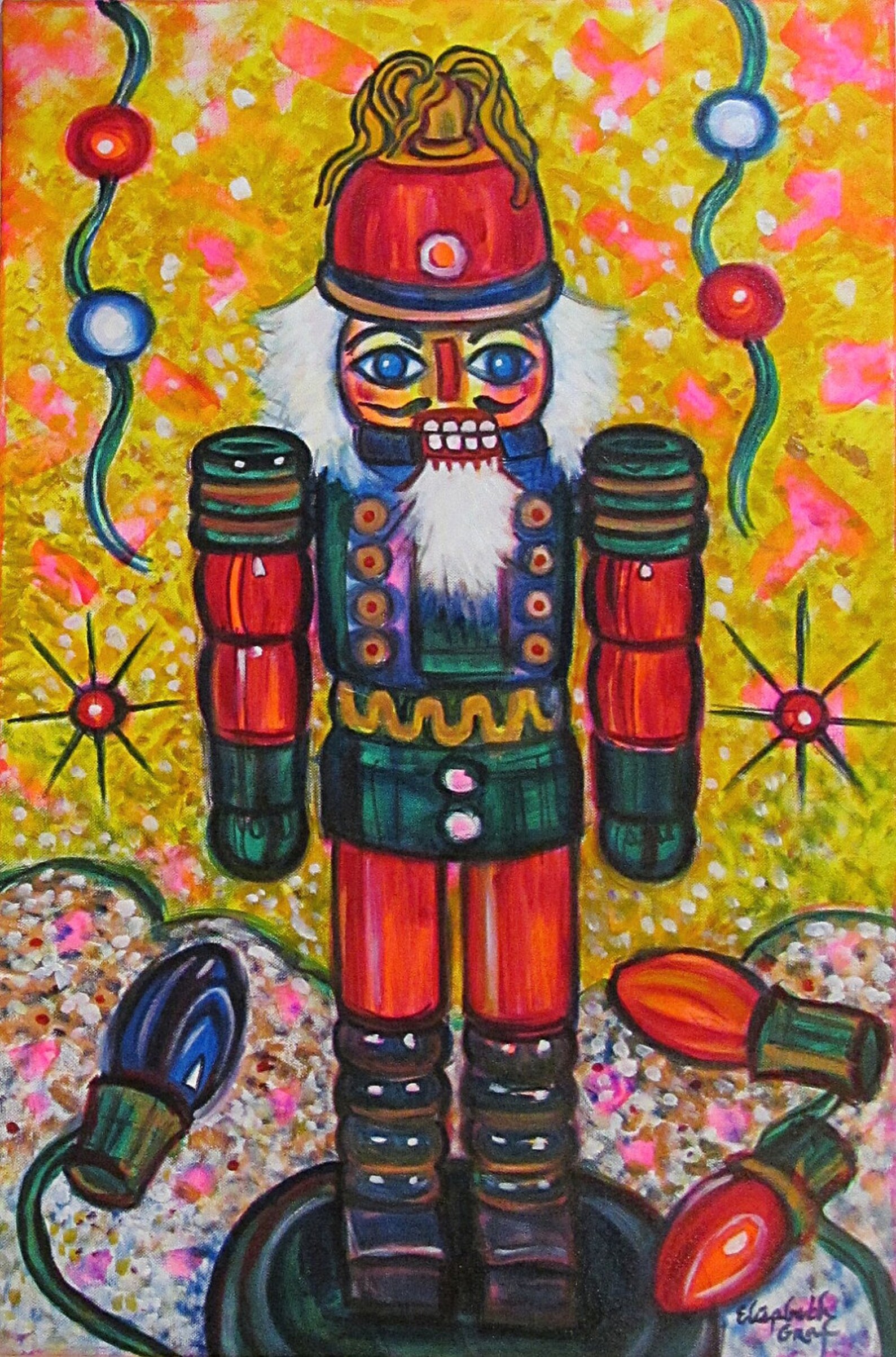 My Nutcracker III -- 20 X 30 Inch Original Oil Painting by Elizabeth ...