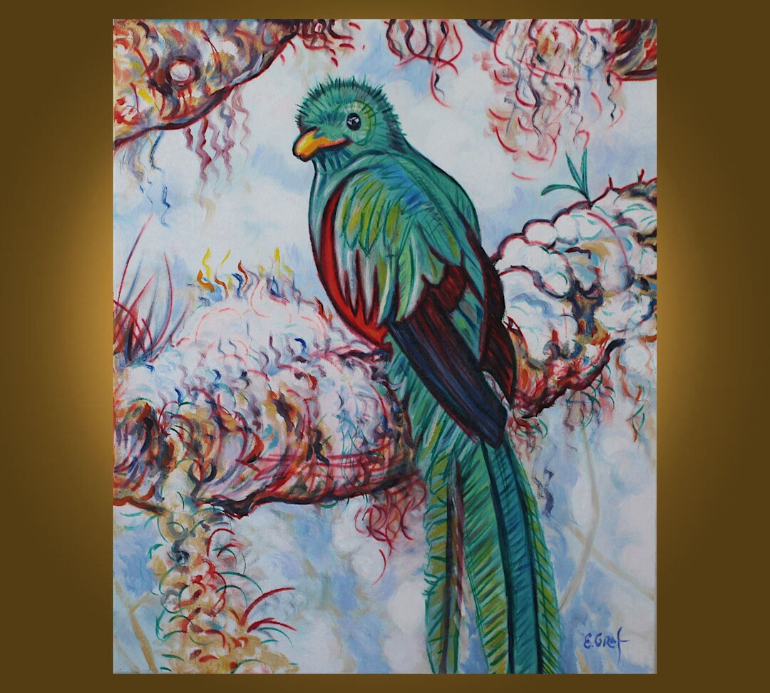 The Resplendent One -- 20 X 24 Inch Original Oil Painting by Elizabeth ...