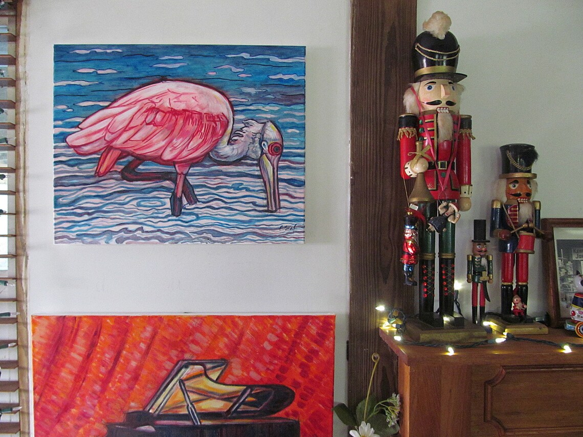 Rosie Roseate -- 16 X 20 Inch Original Oil Painting by Elizabeth Graf ...