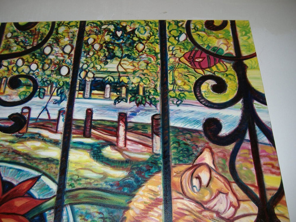 Other Side of the Garden -- 30 X 40 Inch by Elizabeth Graf -- Art ...