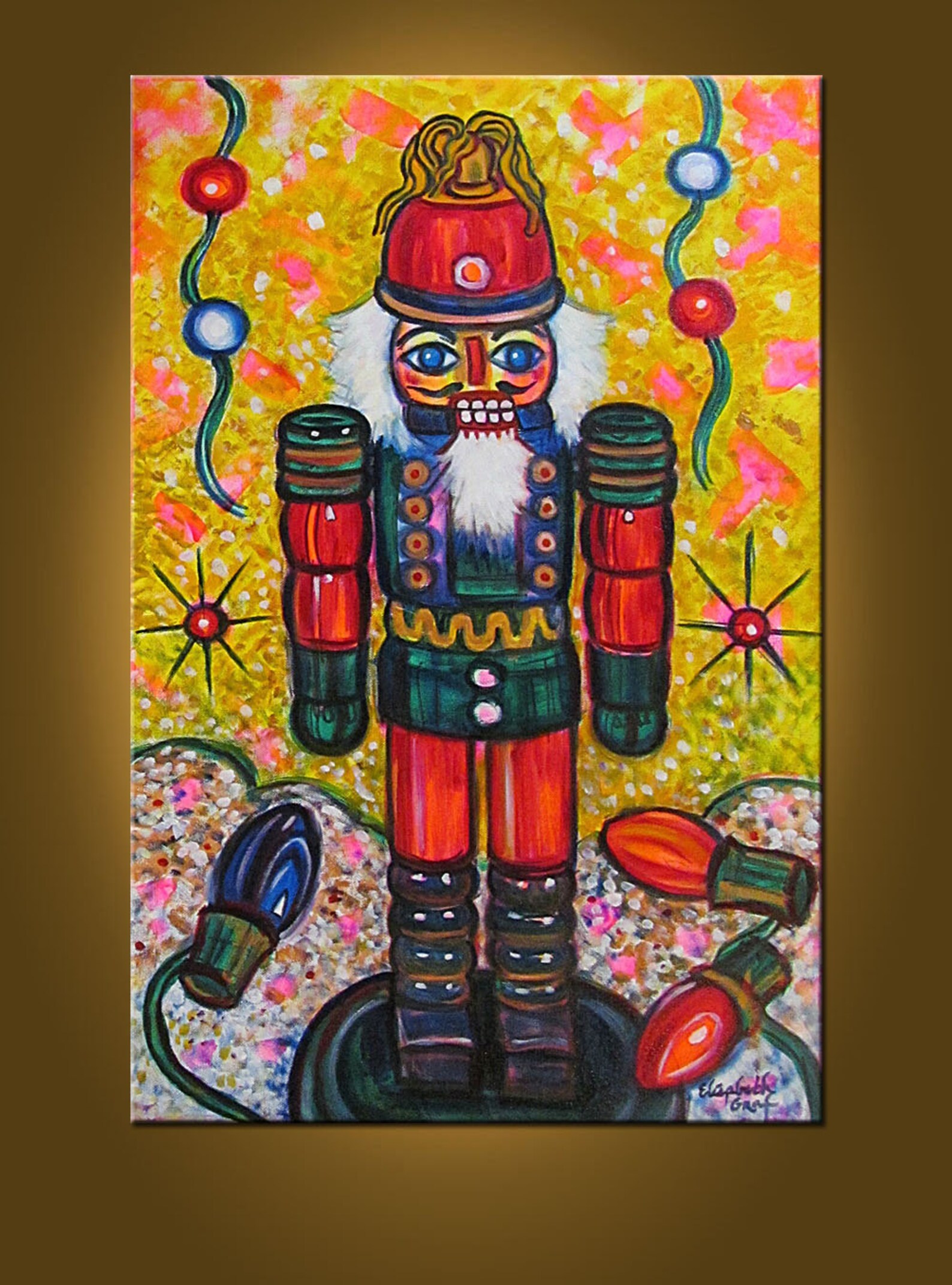 My Nutcracker III -- 20 X 30 Inch Original Oil Painting by Elizabeth ...