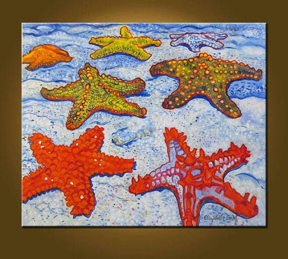 Starfish Oil Painting