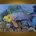 Parrotfish -- 18 X 24 Inch Original Oil Painting by Elizabeth Graf - Etsy