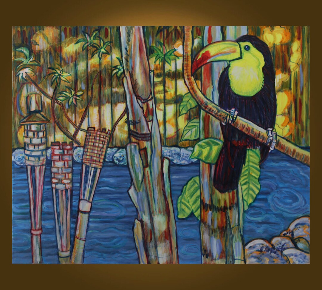 Tropical Shadows -- 24 X 30 Inch Original Oil Painting by Elizabeth ...