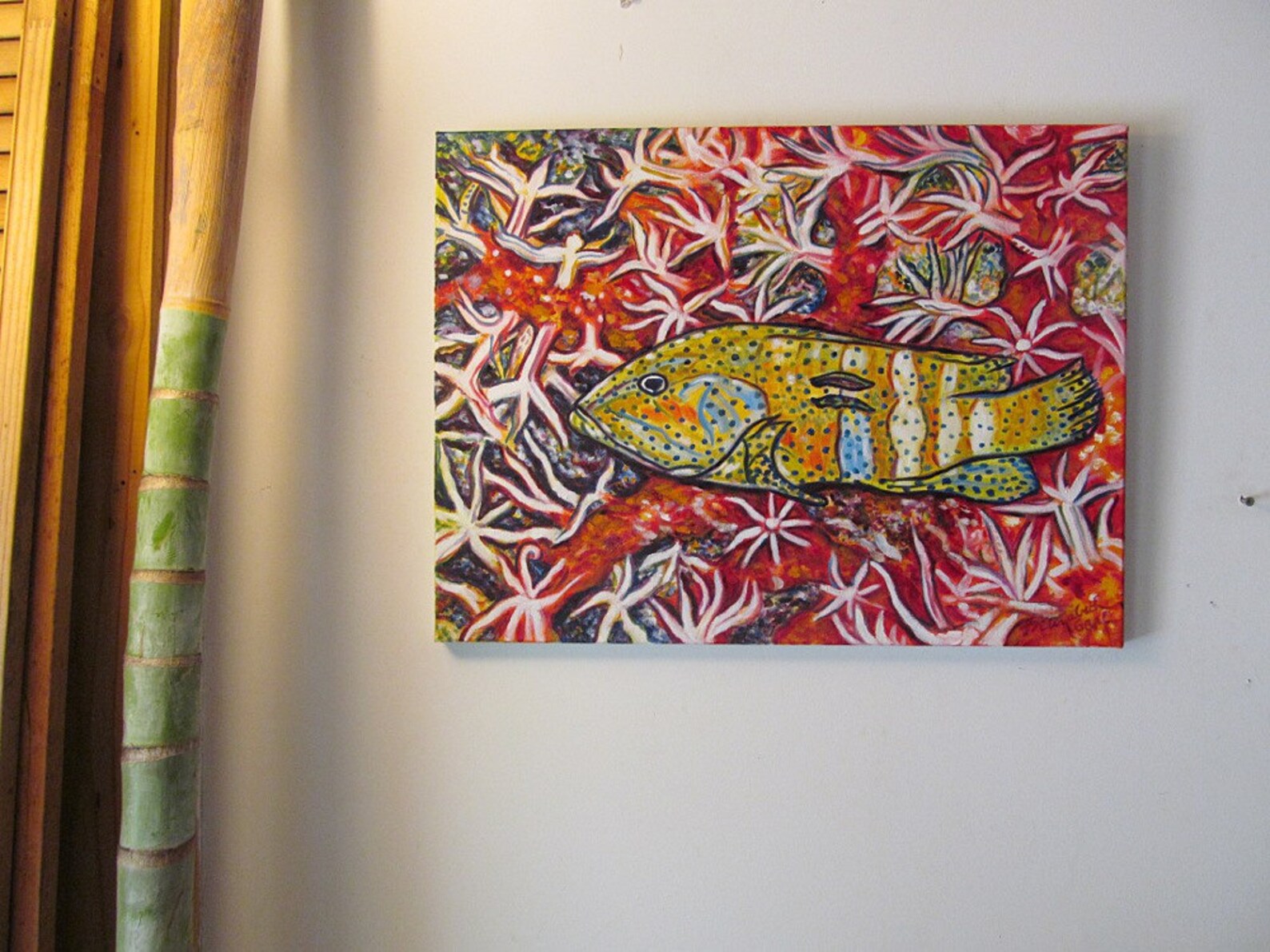 Pele's Fish -- 18 X 24 Inch Original Oil Painting by Elizabeth Graf on ...