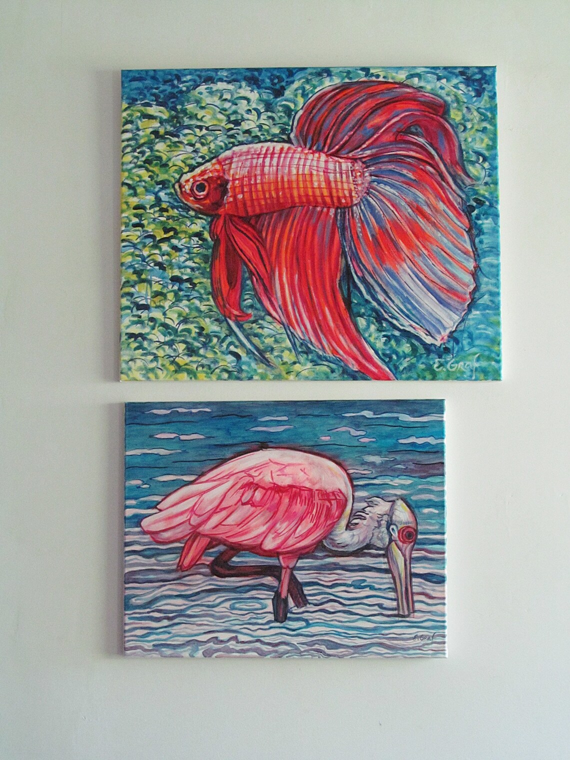 Rosie Roseate -- 16 X 20 Inch Original Oil Painting by Elizabeth Graf ...
