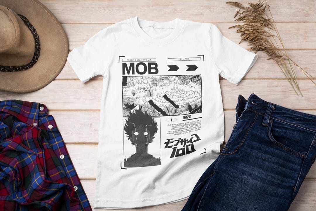 ANIME ICONIC CHARACHTER T-shirt: 100% Explosion Perfect for Fans of the ...