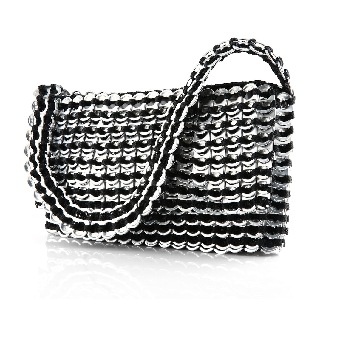 Soda Pop Tab Purse Black Inspired by Paco Rabanne Bag '1969' FRANCISCA ...