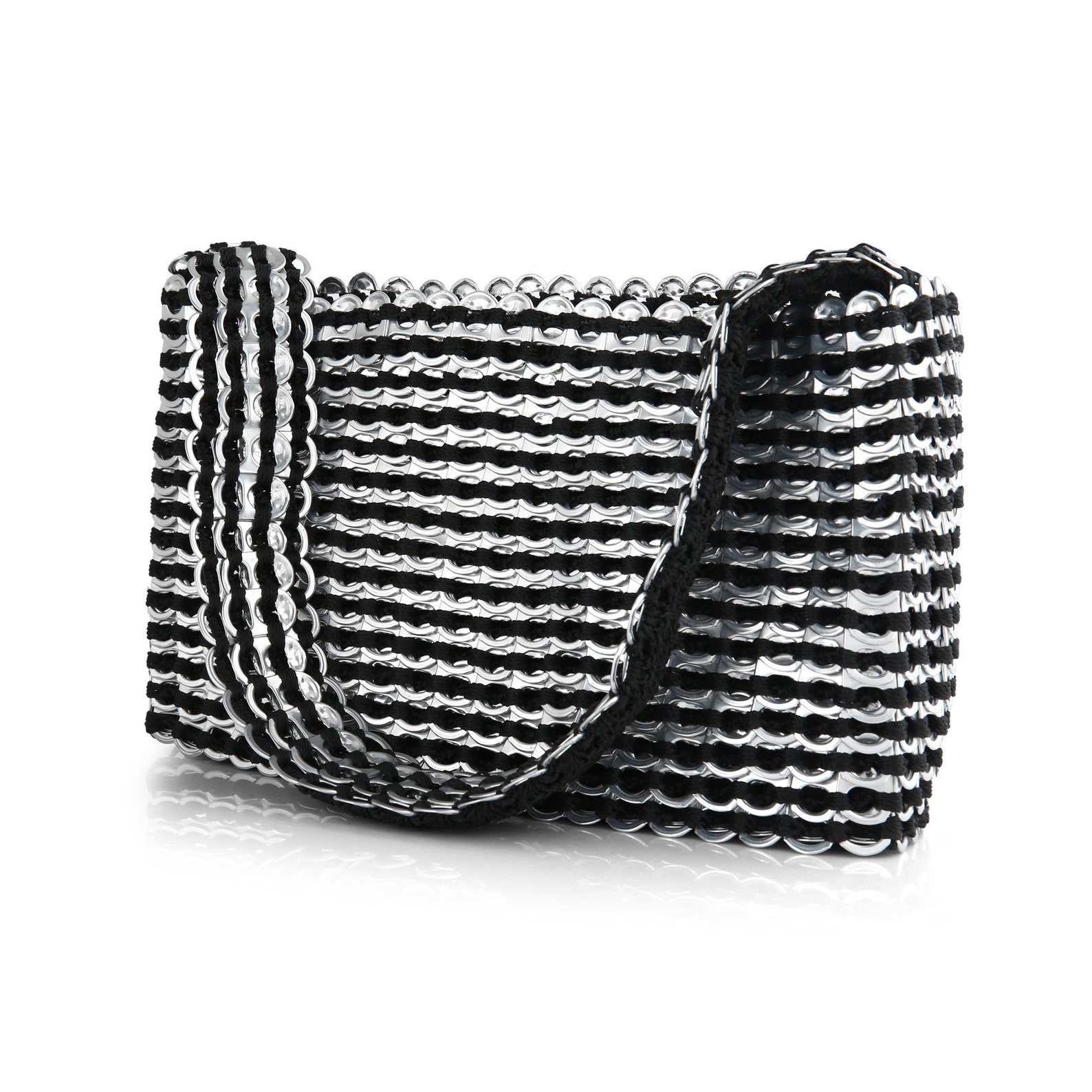 Pop Tab Purse, the Original Pop Top Bag SOCORRO in Black | Paco Rabanne ...