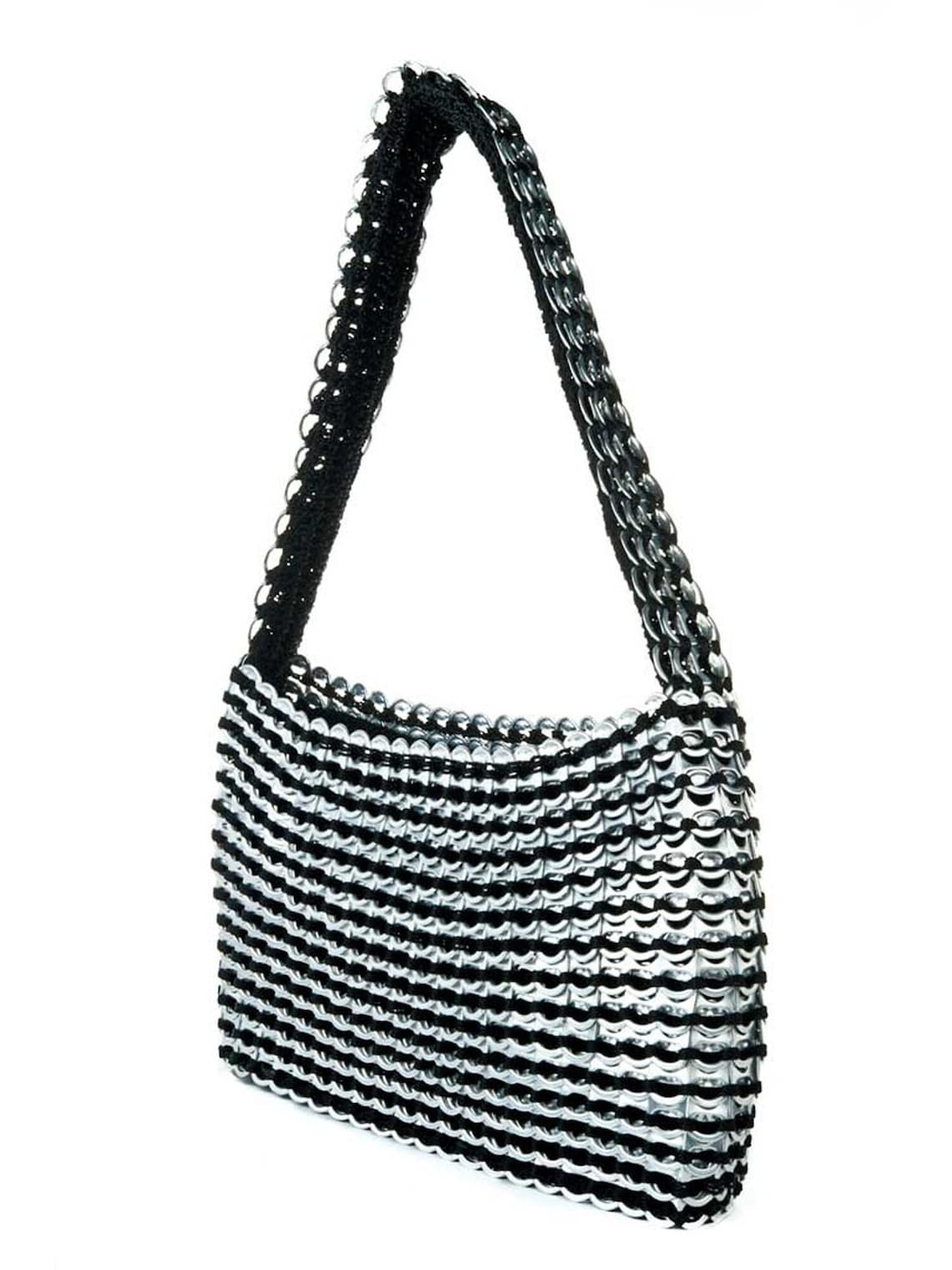 Pop Tab Purse, the Original Pop Top Bag SOCORRO in Black | Paco Rabanne ...