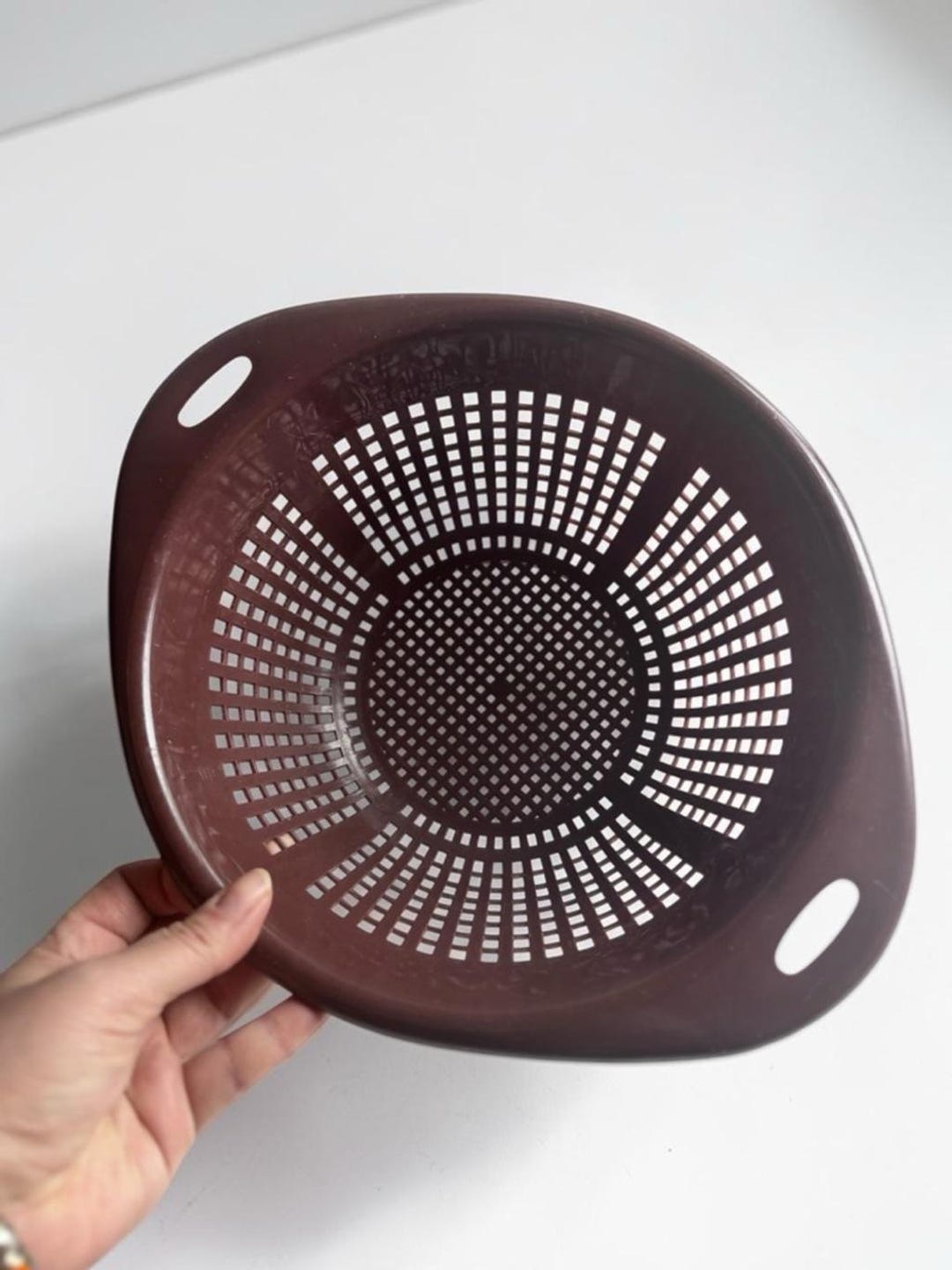 Sterilite Colander Brown Plastic Strainer Kitchen Bowl - Etsy