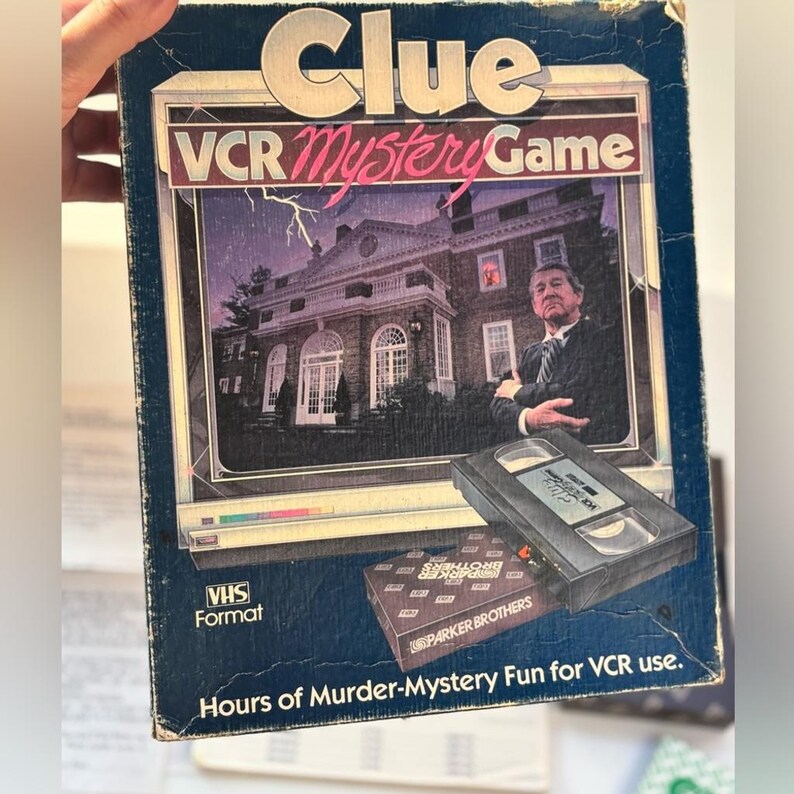 Vintage Clue VCR Mystery Game – 1985 VHS Edition by Parker Brothers - Etsy