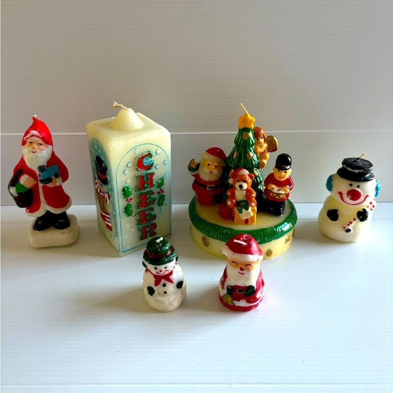 Christmas Candle Vintage - Etsy
