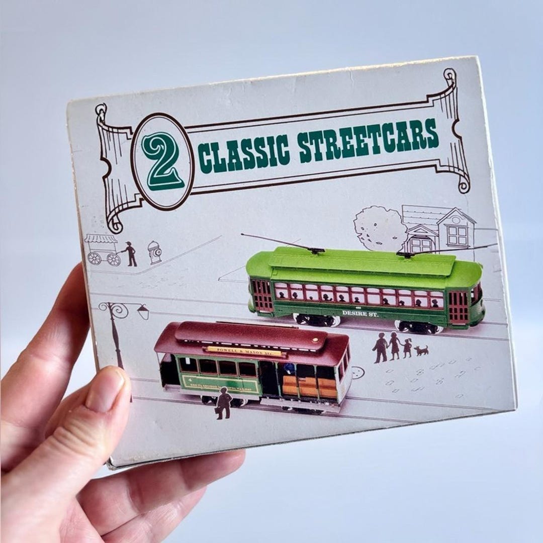 Vintage Classic Streetcars Set With Box – Powell & Mason and Desire St ...