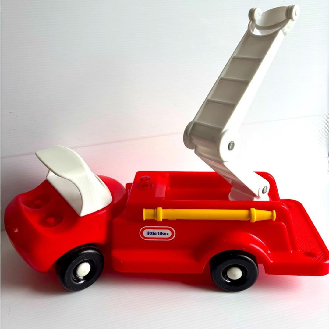 Vintage Little Tikes Toddler Tots Fire Engine Red Truck - Etsy