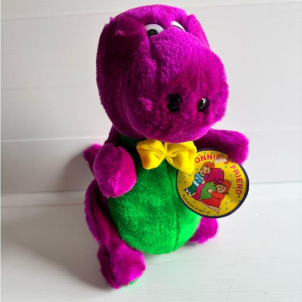 Barney Plush - Etsy