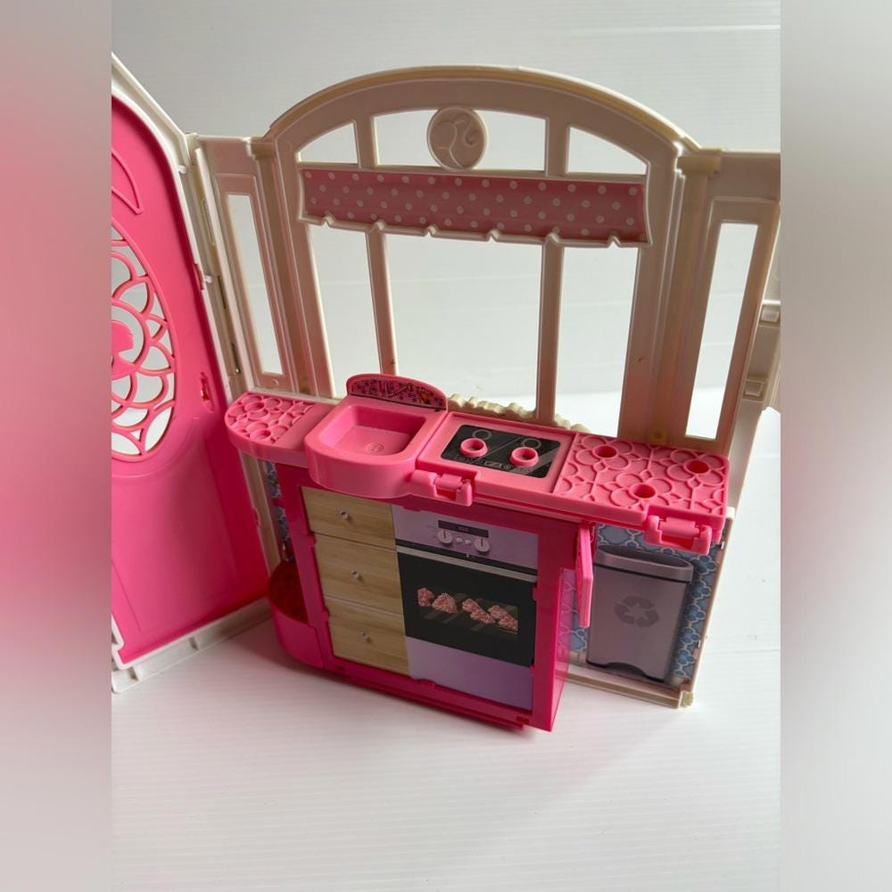 Mattel Barbie Glam Fold and Getaway Portable House - Etsy