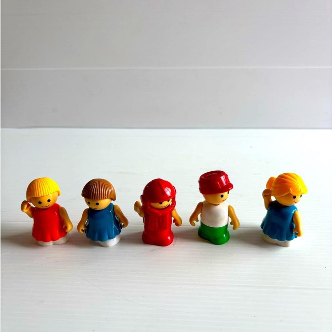 Vintage Shelcore Little People Playmates Lot of 5 - Etsy
