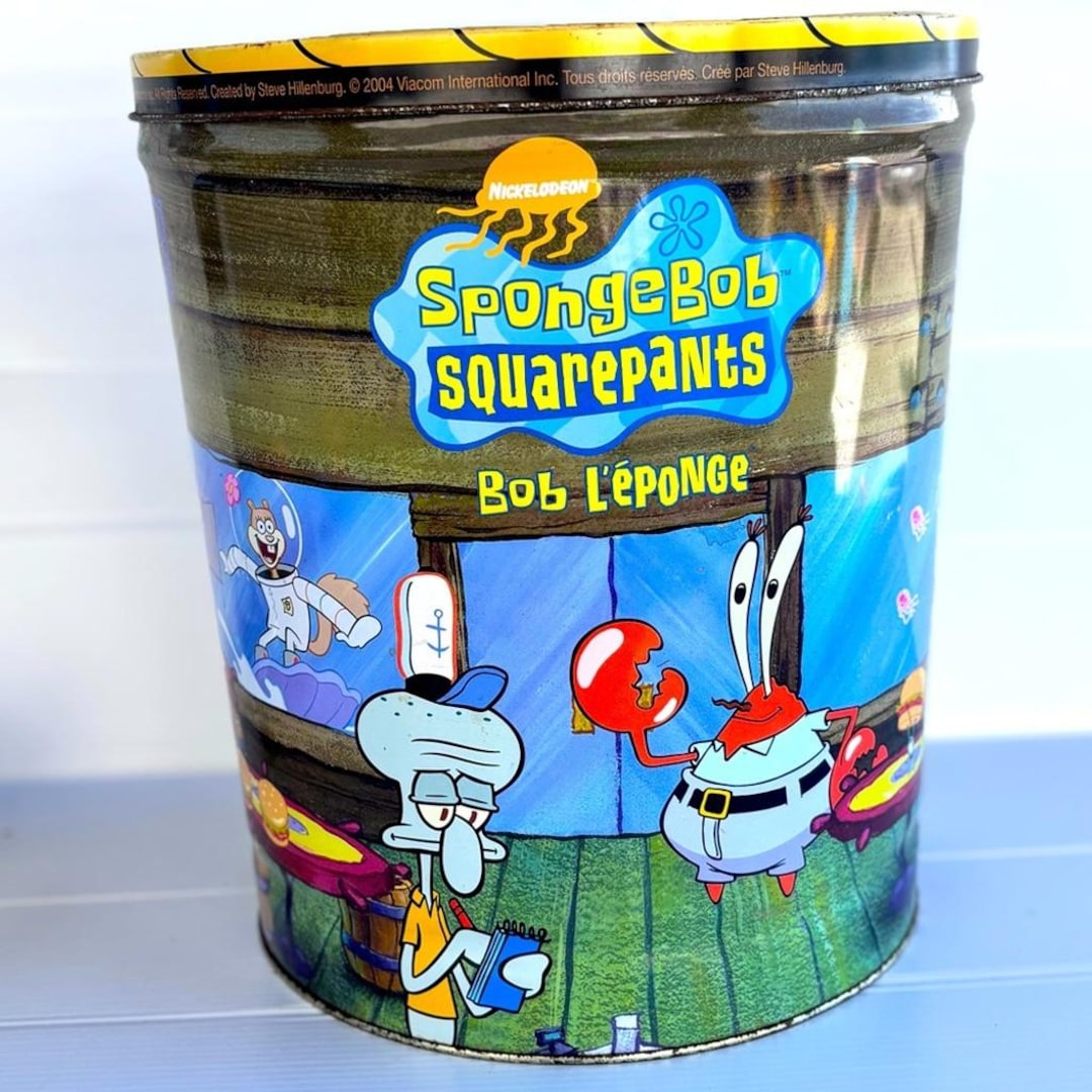 2004 Spongebob Squarepants Doritos Promo Tin Nickelodeon Spongebob ...
