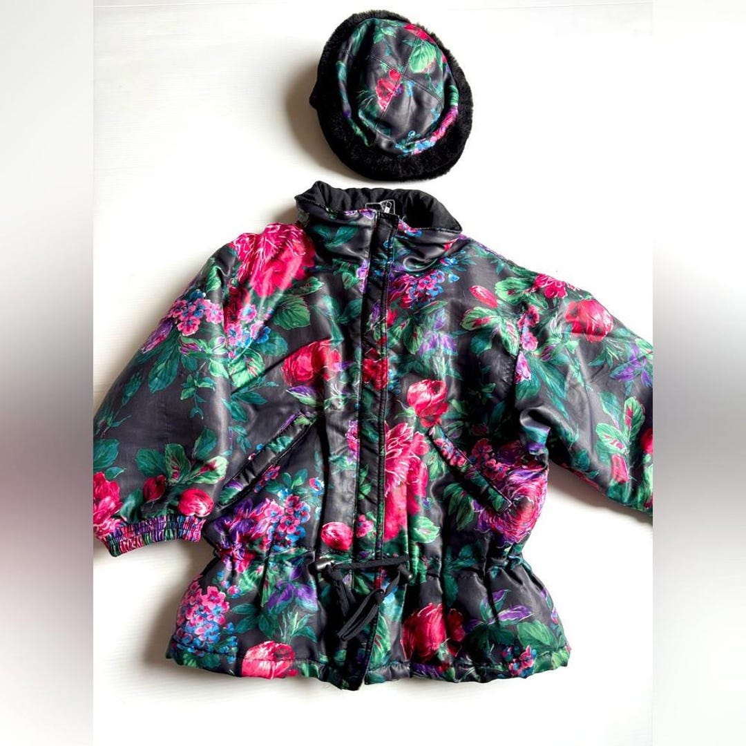 Retro 80s Children's Ski Jacket With Hat - Etsy