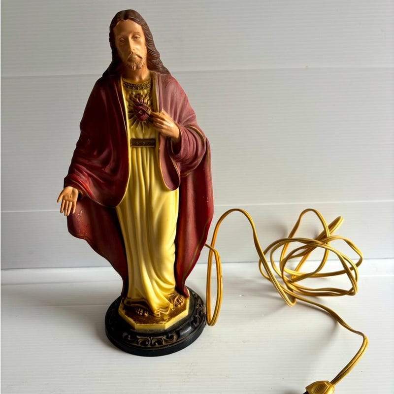 Jesus Lamp - Etsy