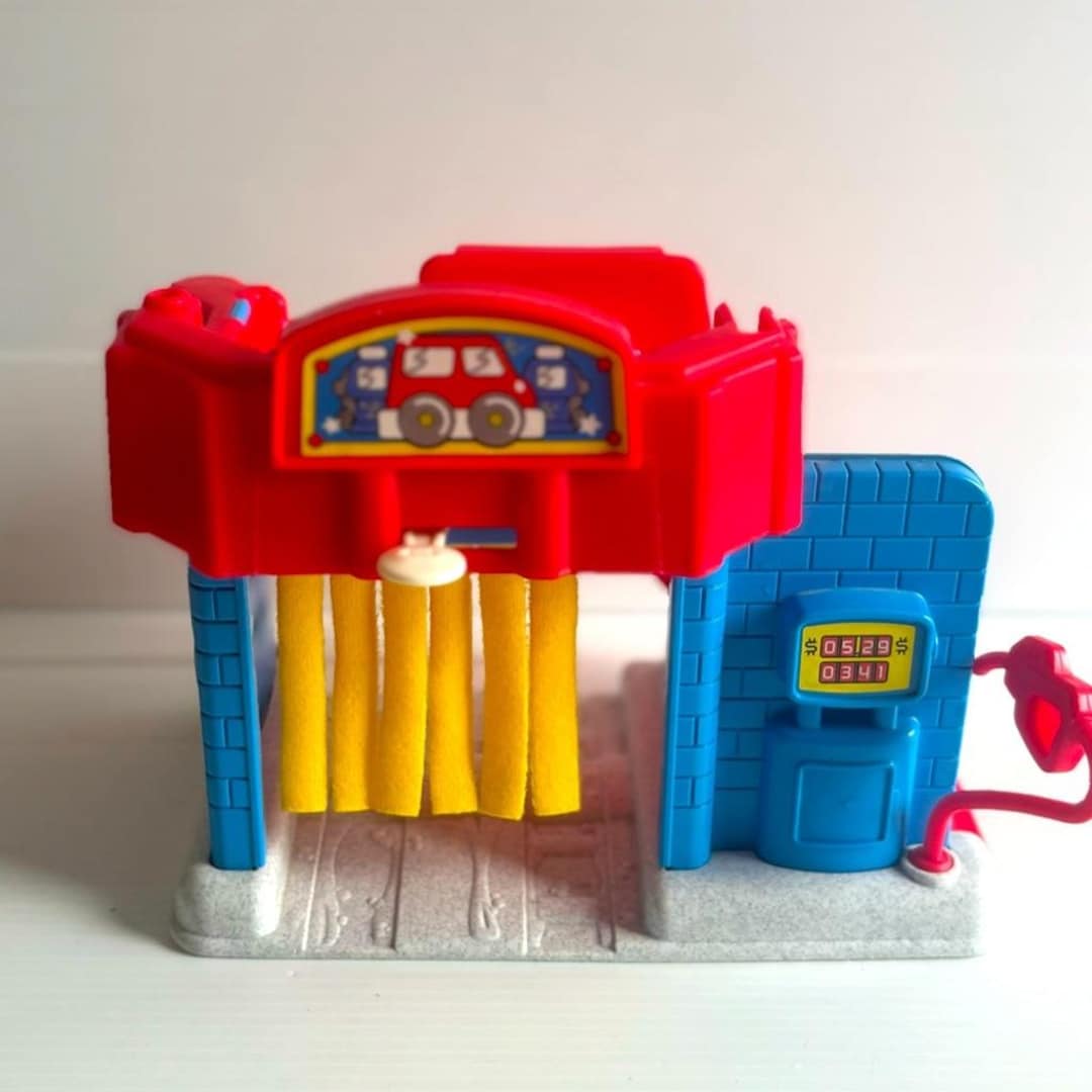 Fisher Price Little People Car Wash and Gas Pump – Main Street 1998 - Etsy