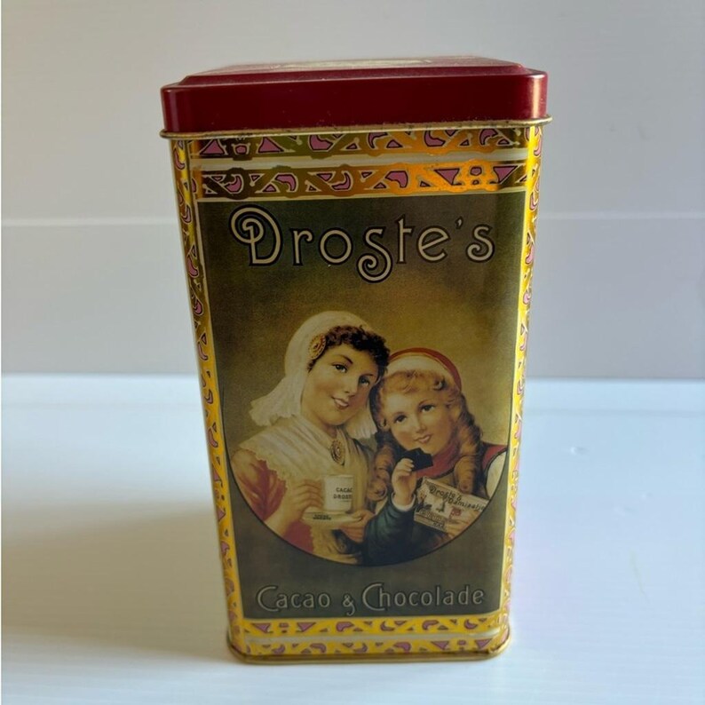 Vintage Rare Droste's Cacao Tin Can - Etsy