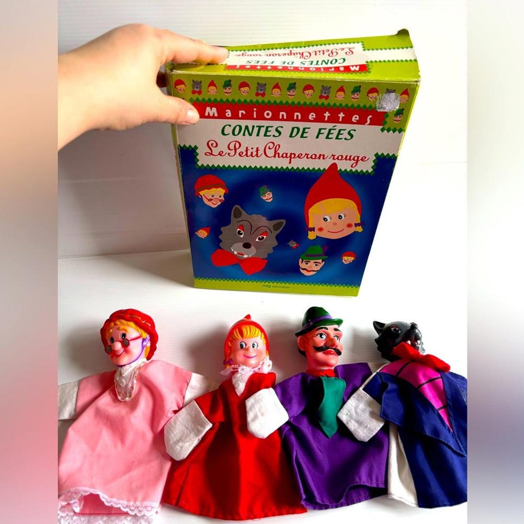 Little Red Riding Hood Puppet Set - Etsy