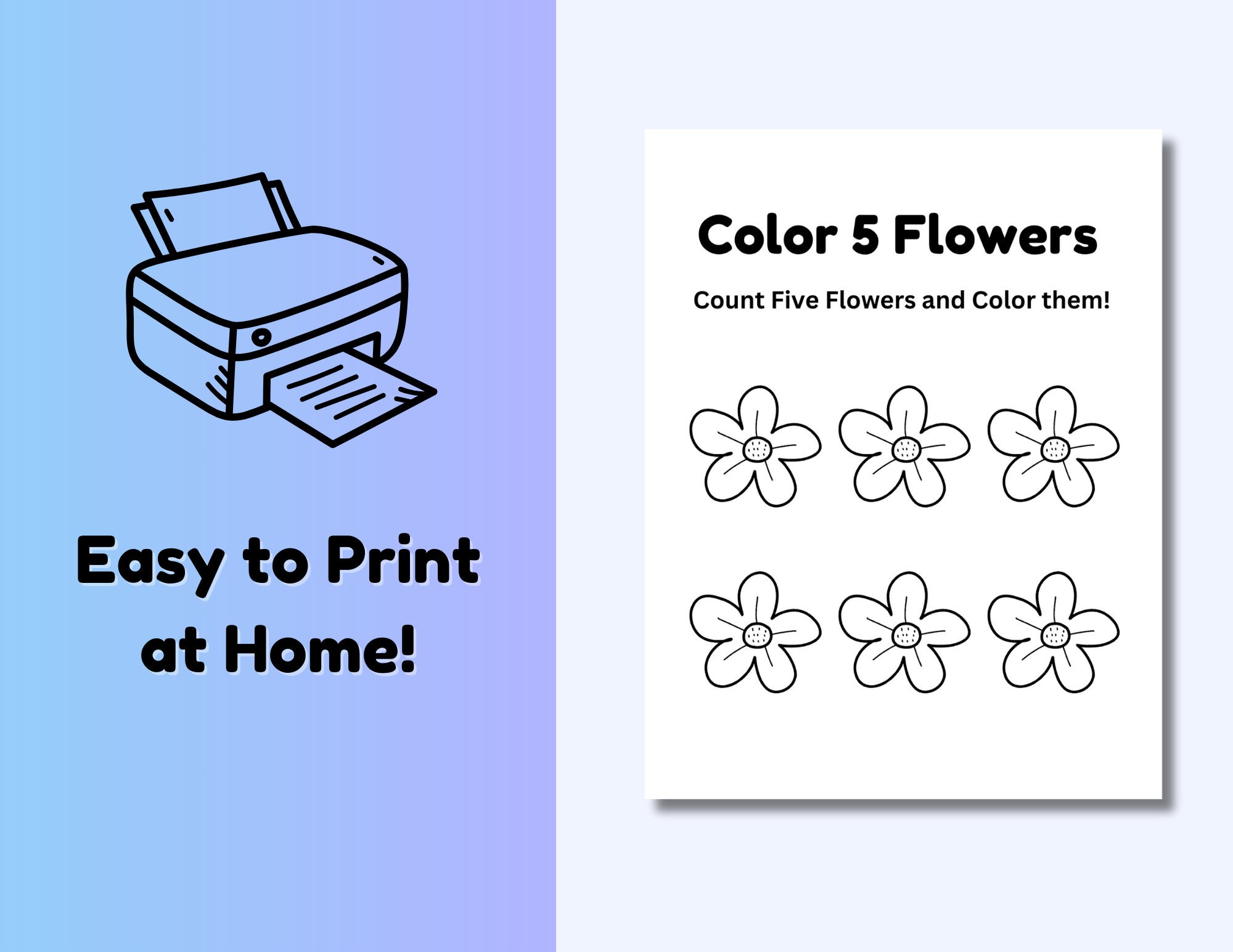 Fun Counting Practice Printable Coloring Page for Kids - Educational ...