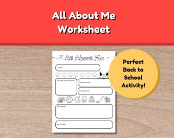 Printable Back to School Activity, Back to School, Instant Download ...