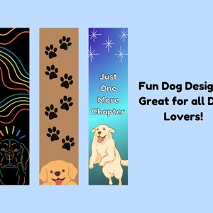 Puppy Dog Bookmarks - Set of 9 Printable Designs (digital Download) - Etsy