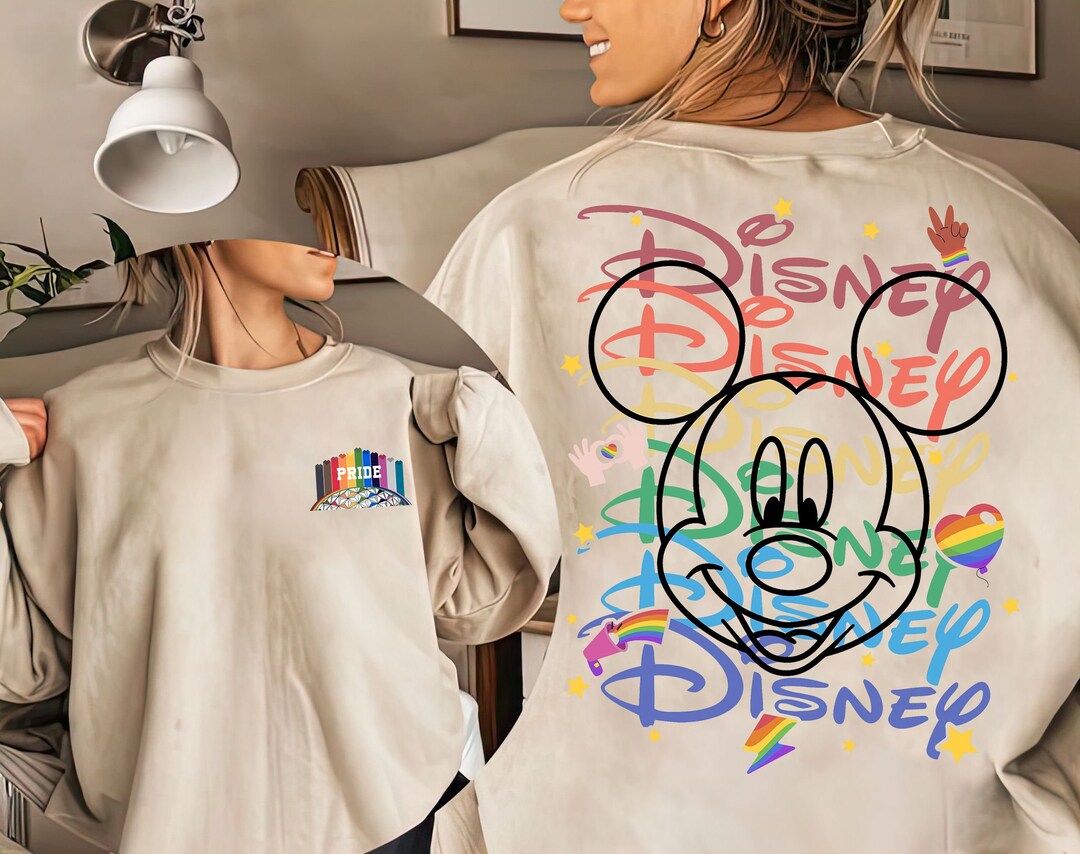 Retro Disney Mickey Mouse Pride Shirt, Gender Equality Tshirt, Disney ...
