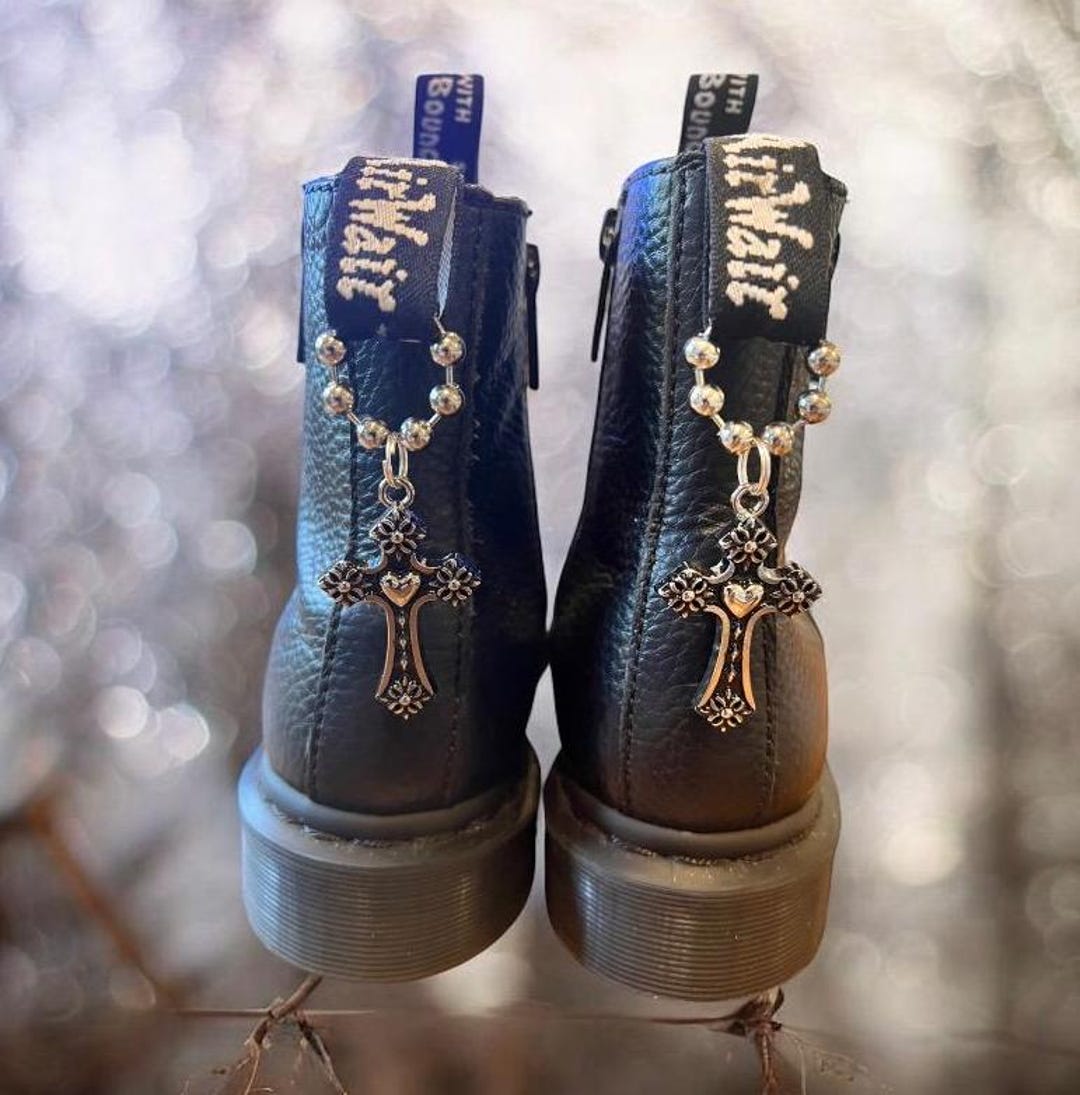 Gothic Cross Boot Charms Cross Boot Charms Doc Martens Boot Charms DM ...