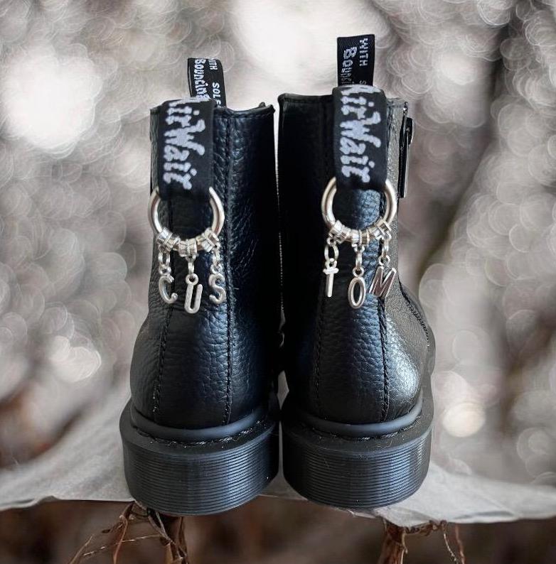Custom Letters Boot Charms - Custom Word - Alphabet Letter Boot Charm ...